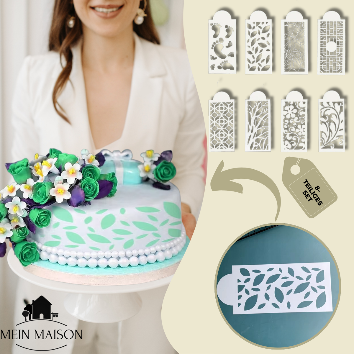 DecoLace™ | DIY cake decorating mold made from lace – Zoraro