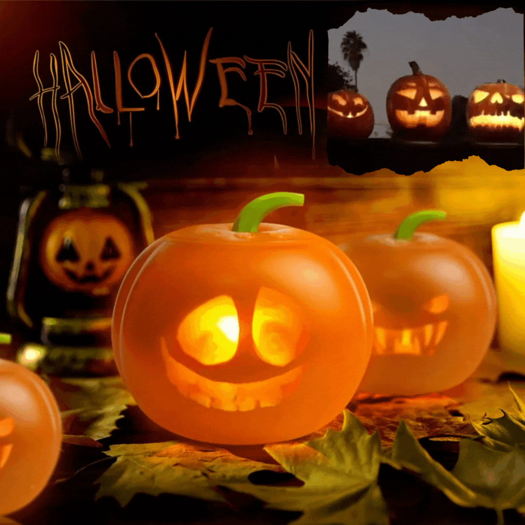 Lampkin™ Halloween Pumpkin Projection Lamp – Zoraro