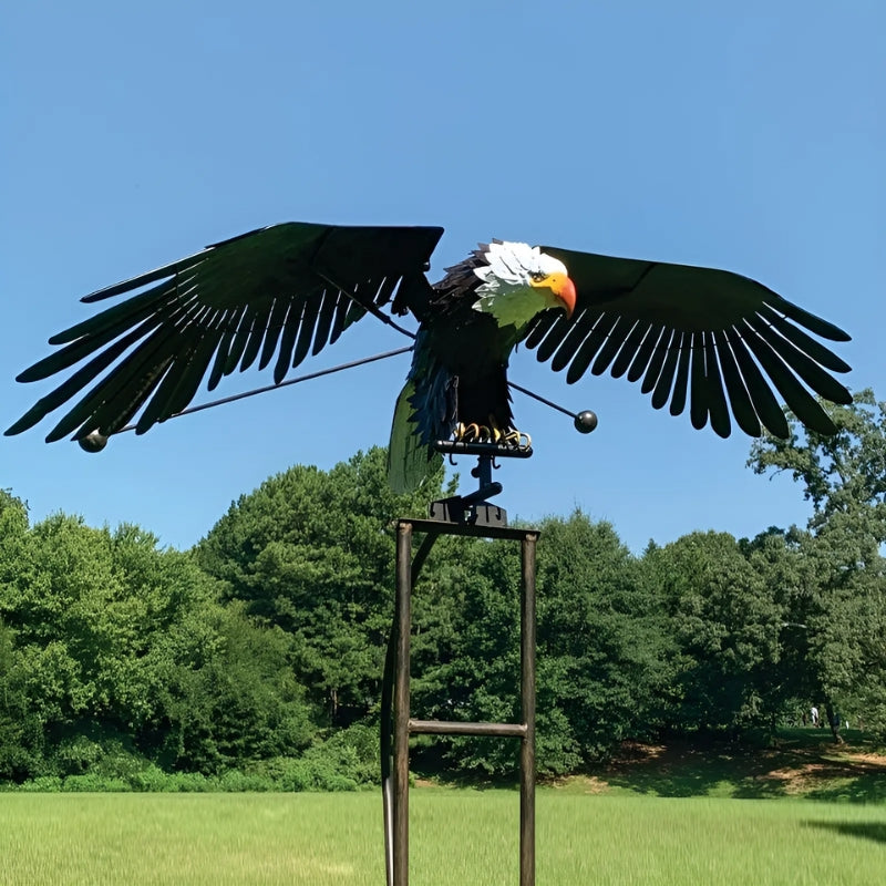 GardenAdler | Elegant wrought iron wind chime bird – Zoraro